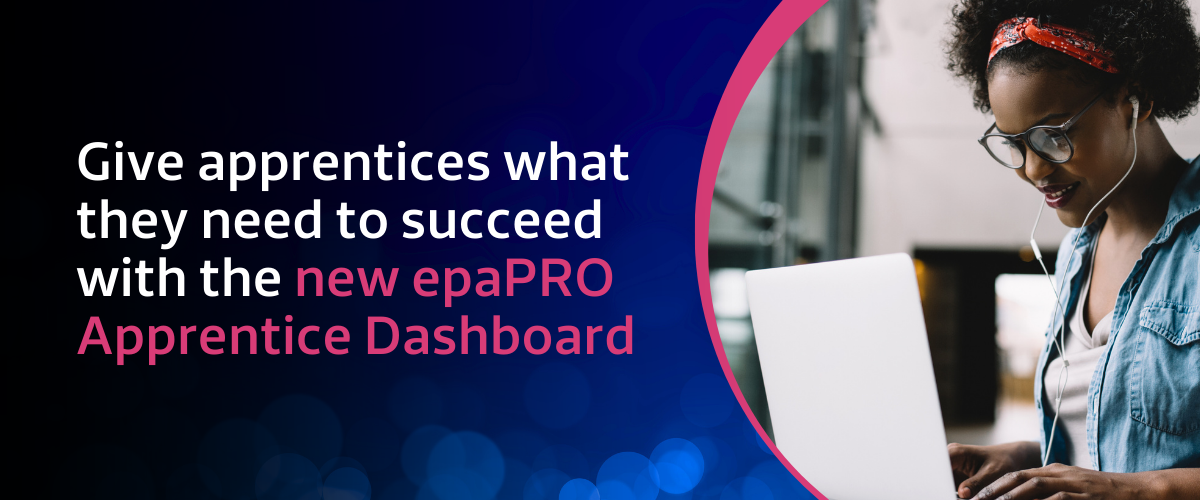 How does epaPRO’s apprentice dashboard help apprentices pass their EPA?